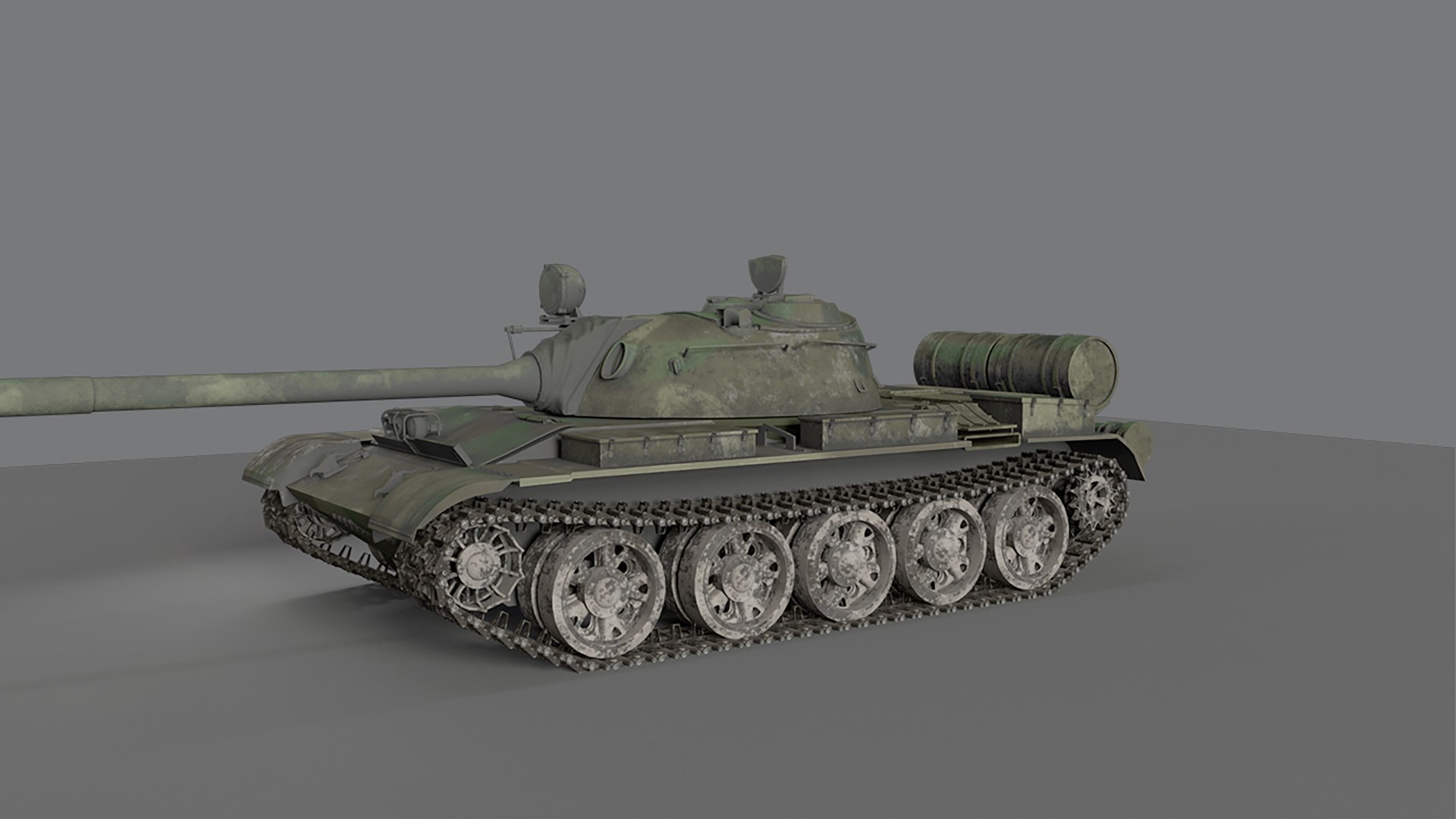 Tank T-55 T 3D - TurboSquid 1638009