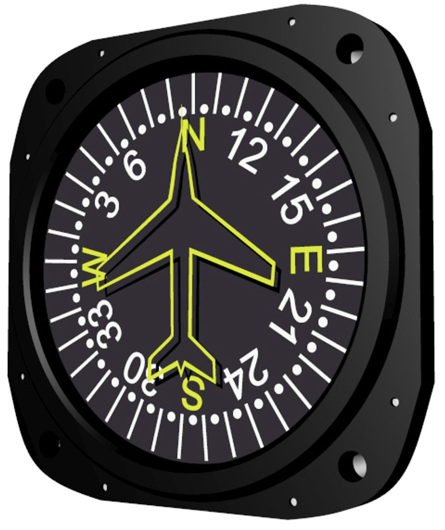 3d Aircraft Flight Instruments Boxed