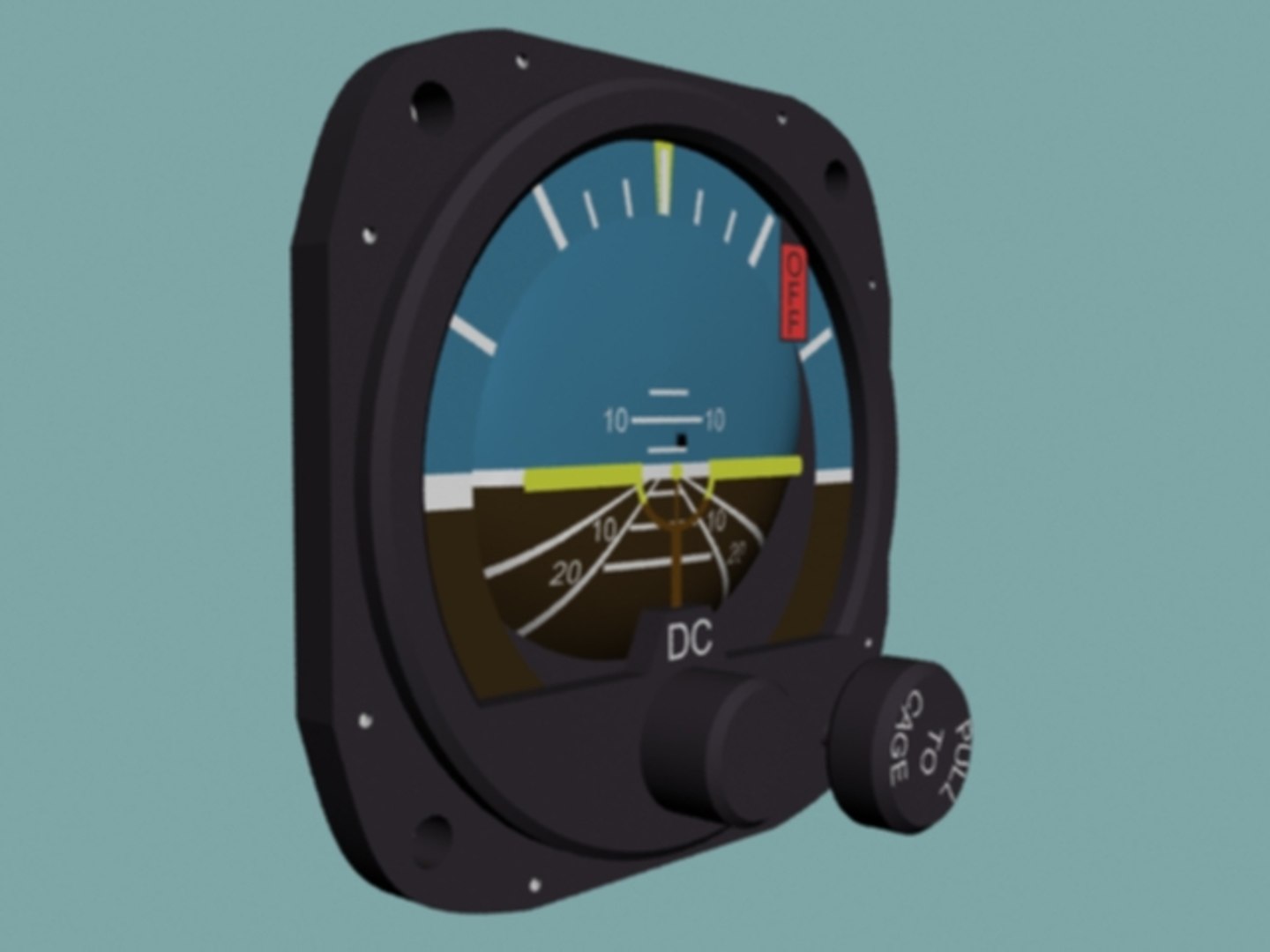 3d Aircraft Flight Instruments Boxed