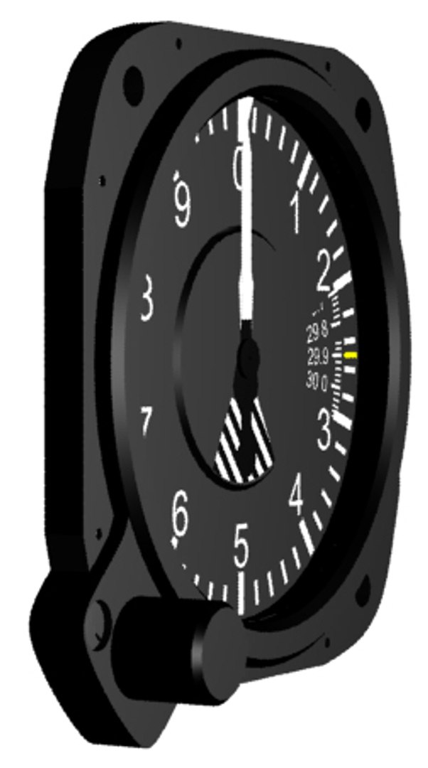 3d Aircraft Flight Instruments Boxed