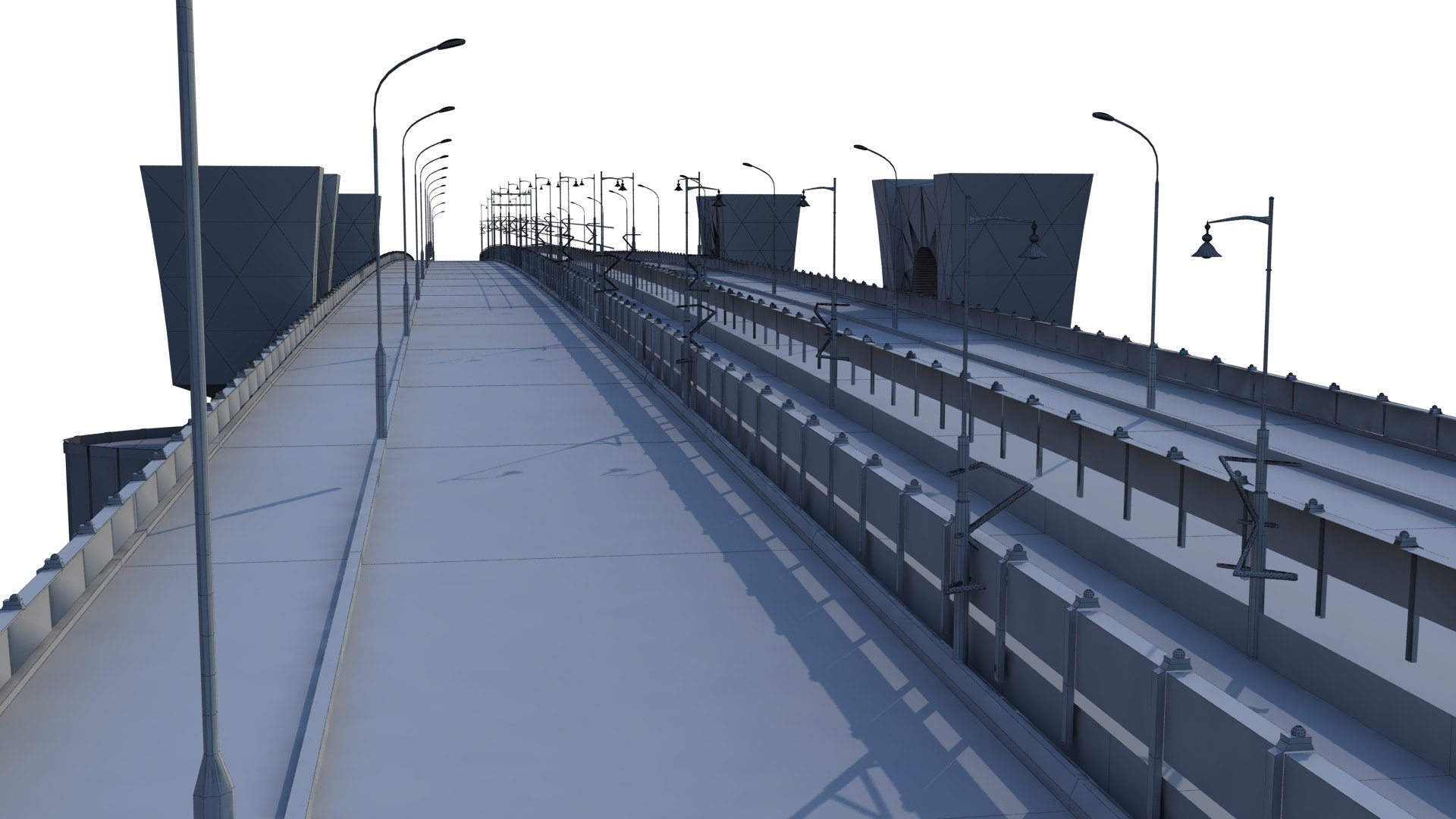 3D Bridge Model - TurboSquid 1368365