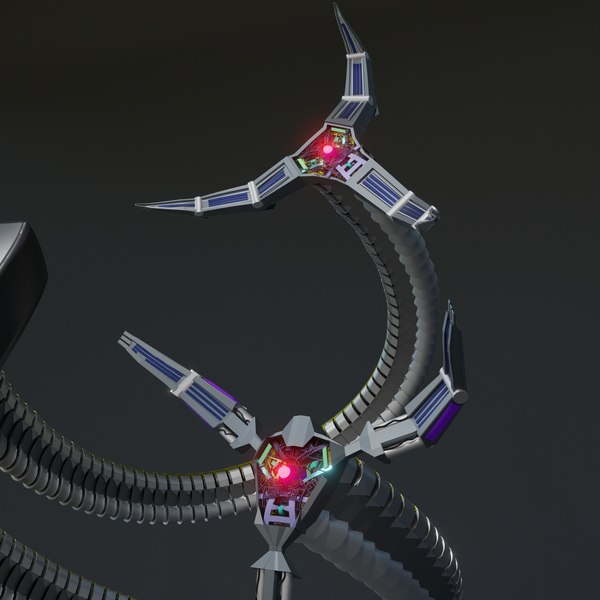 ドクターオクトパススパイダーマン2に触発されたメカニカルアーム3Dモデル - TurboSquid 1782732