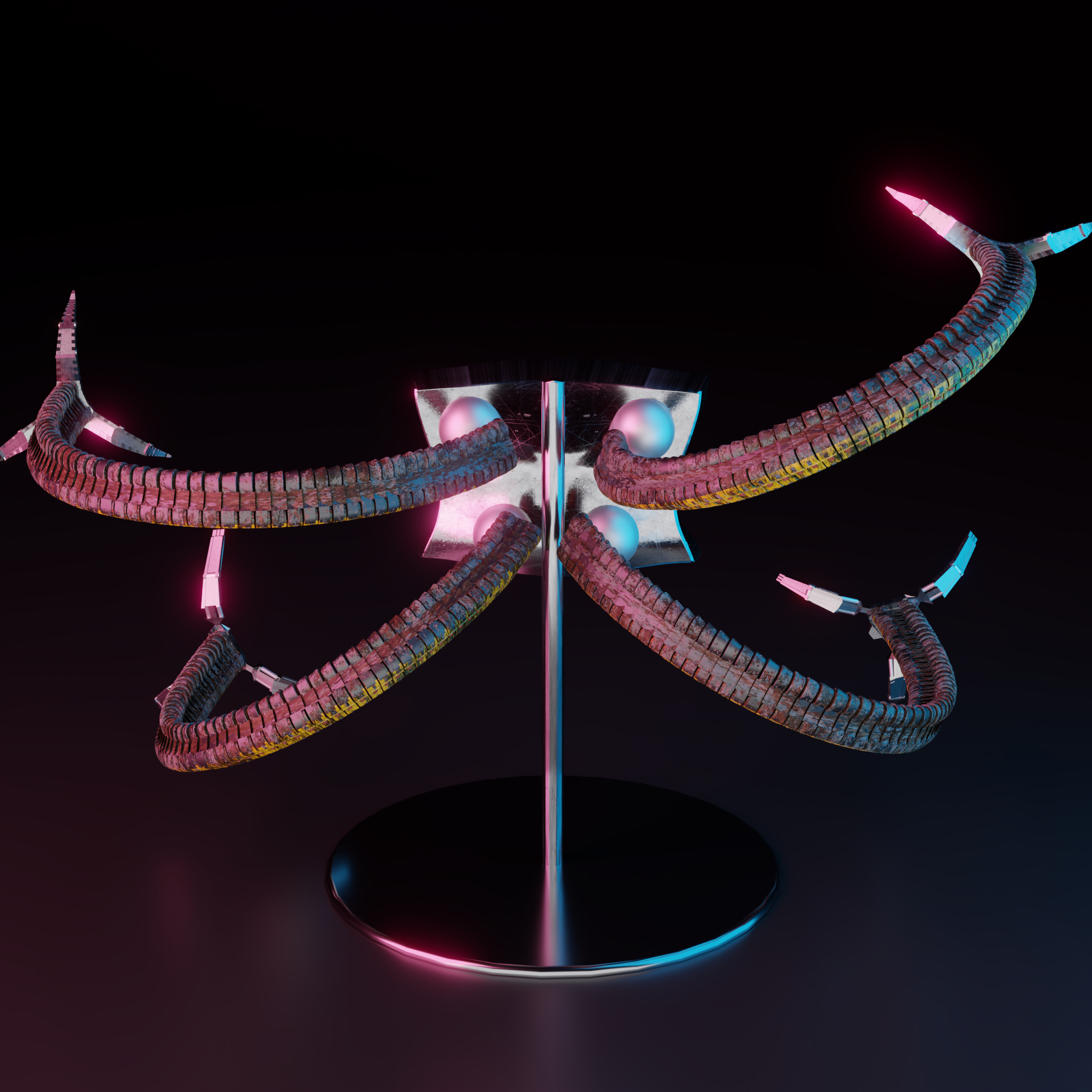 modelo 3d Brazos mecánicos inspirados en Doctor Octopus Spider-Man 2 ...