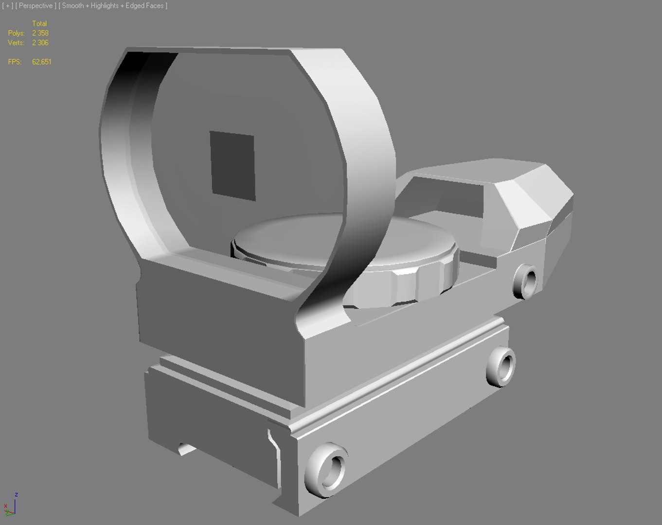 Optical Collimator 3d Model