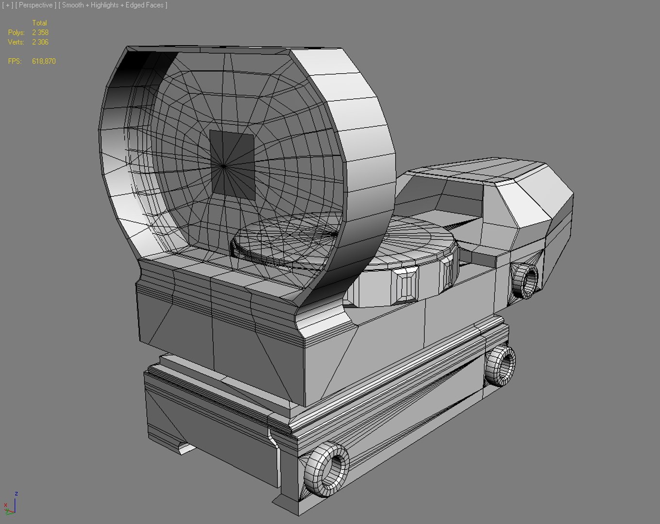 Optical Collimator 3d Model