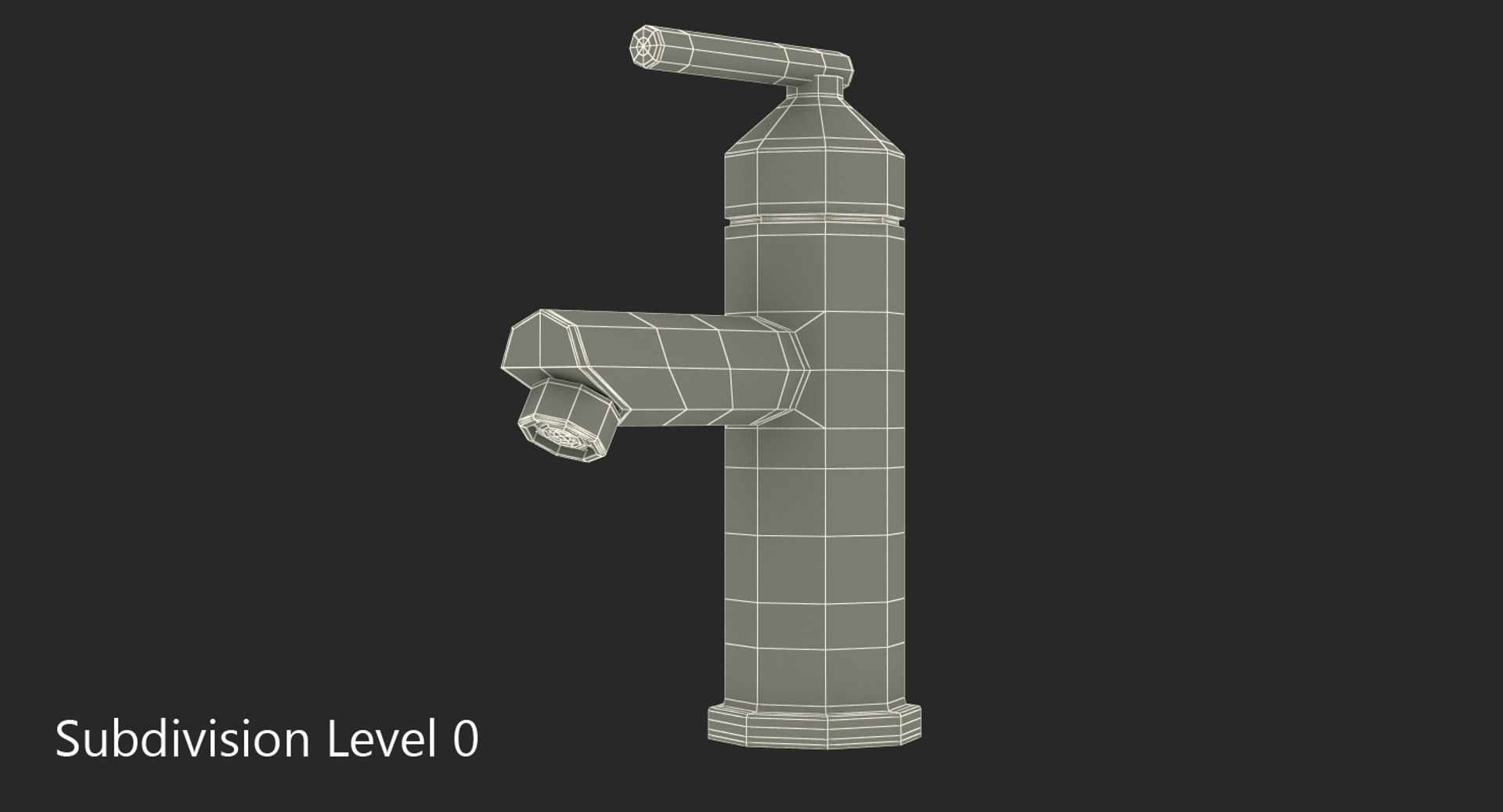 3D modern bathroom tap - TurboSquid 1216551