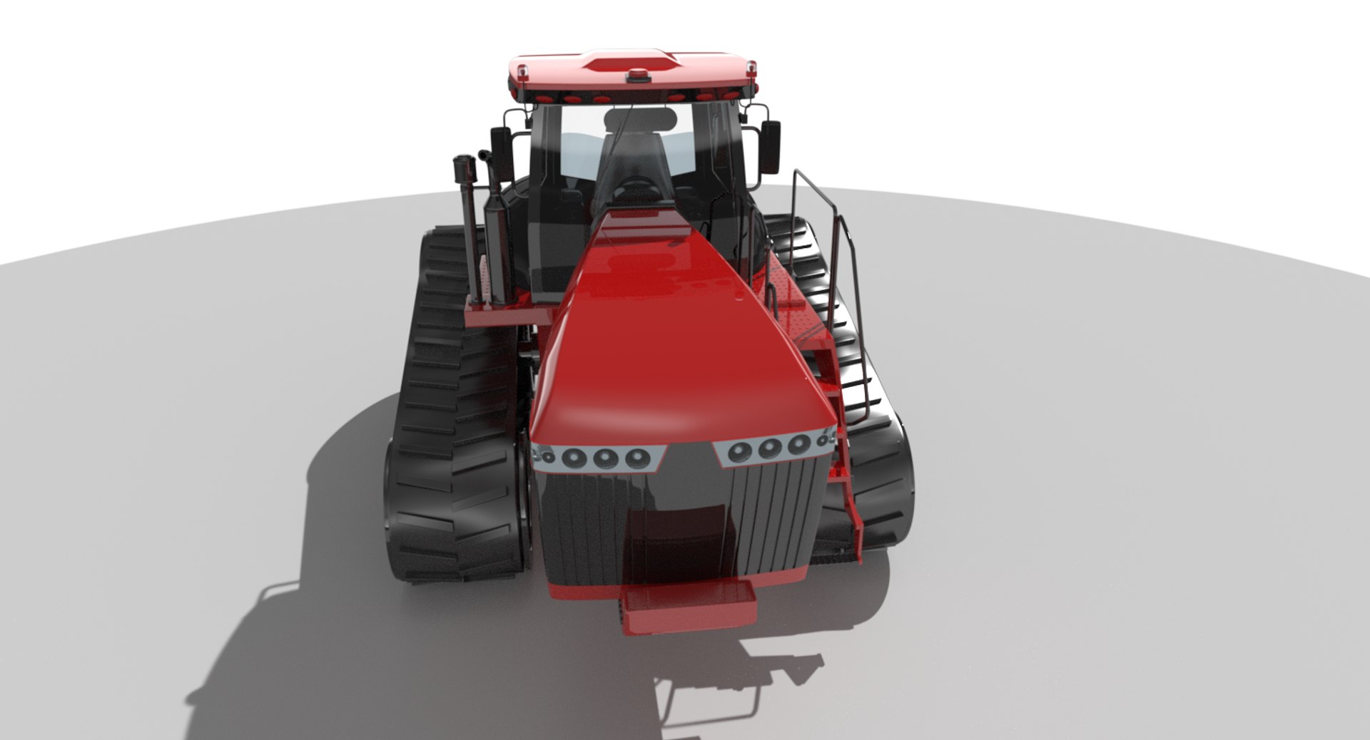 3d model scraper agriculture tractor
