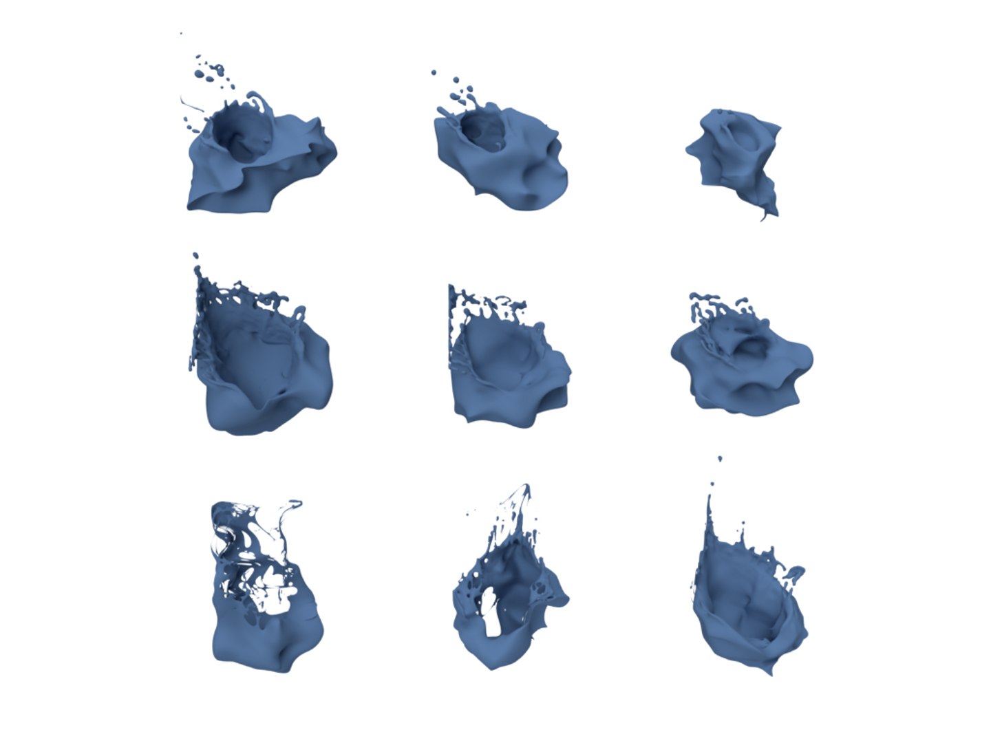 Water Splash Pack - 3D Model - TurboSquid 1600175