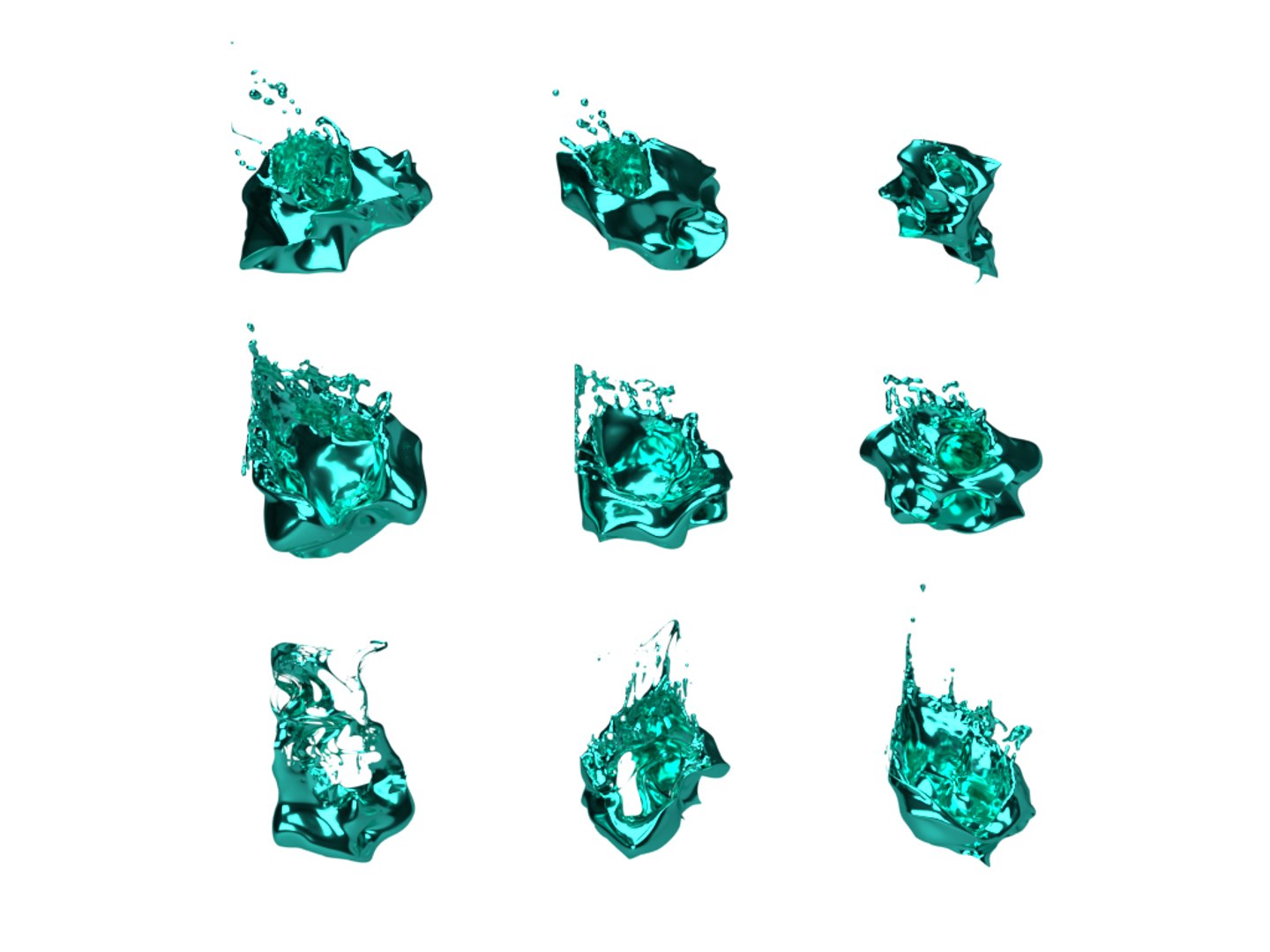 Water Splash Pack - 3D Model - TurboSquid 1600175