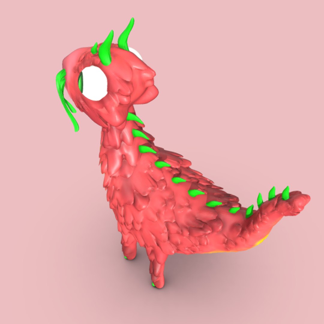 Cute Dragon - Mini Toy 3D Model - TurboSquid 2001651