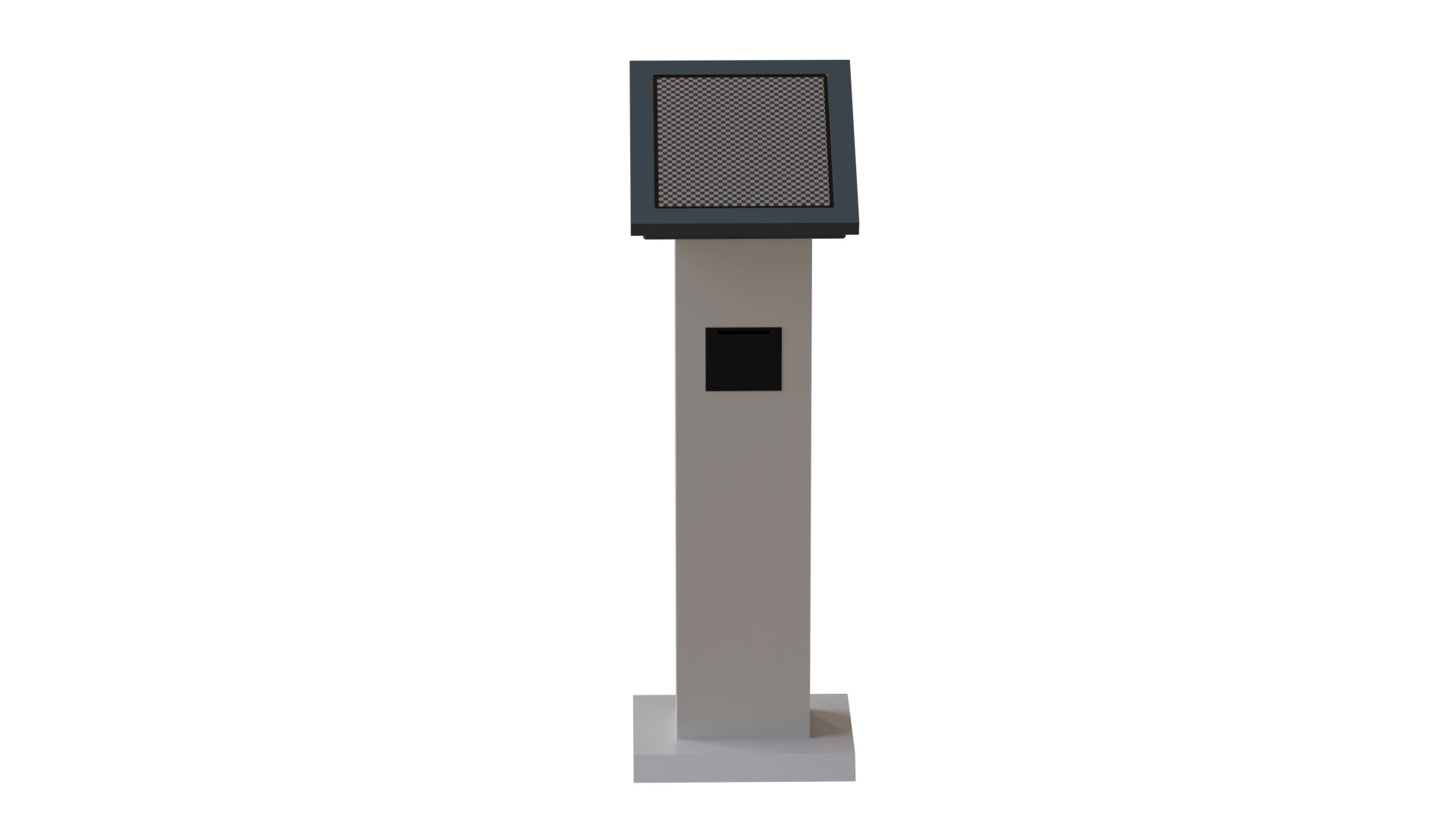 Ultra Realistic Electronic Receipt Kiosk 3D Model Editable Screen ...
