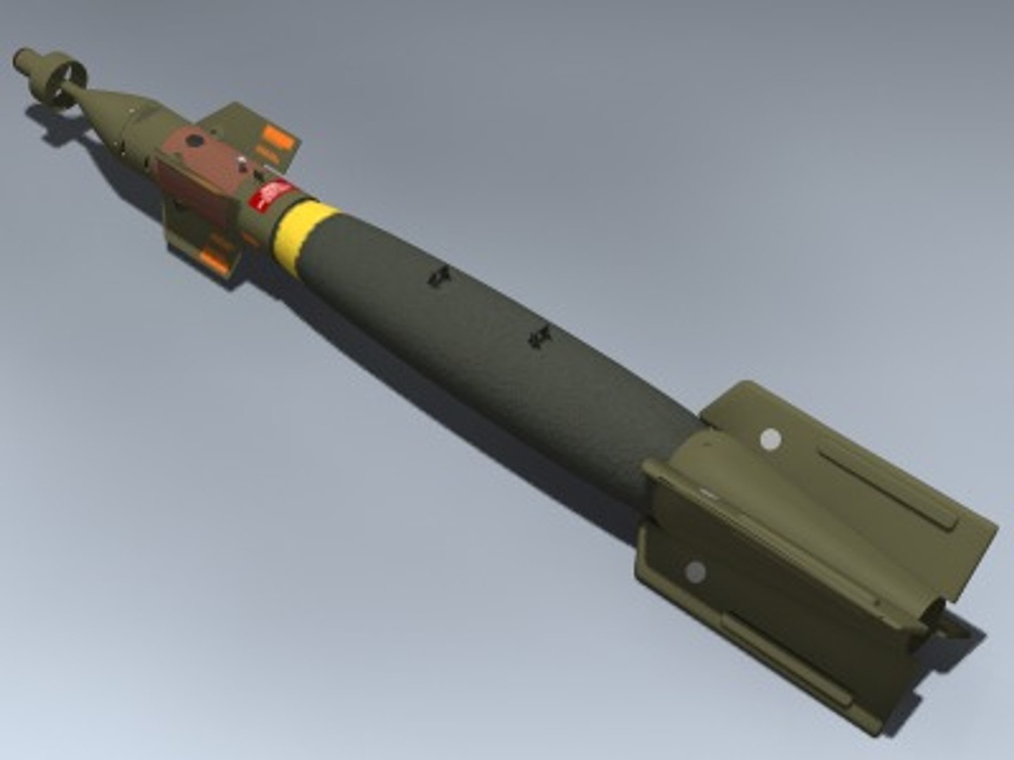 3d Model Of Gbu-12 Paveway Ii Bomb