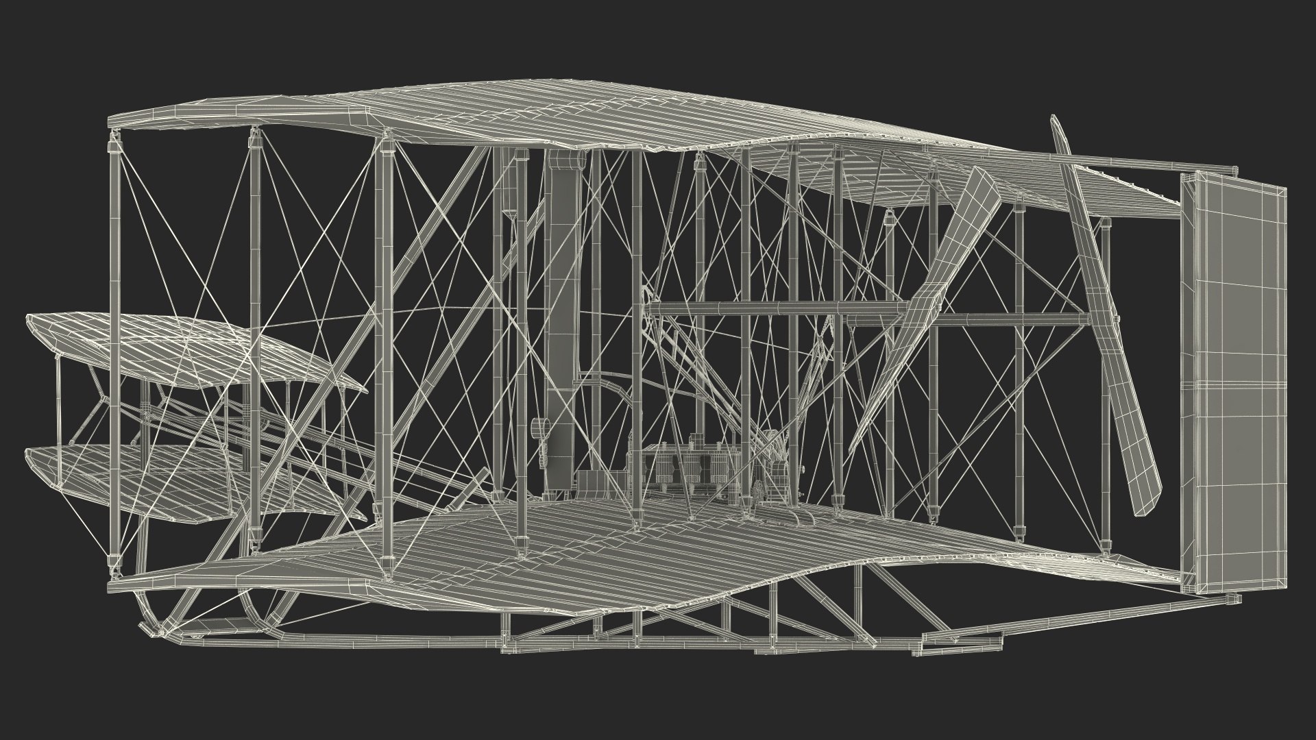 Wright Flyer Rigged 3D Model - TurboSquid 2151638