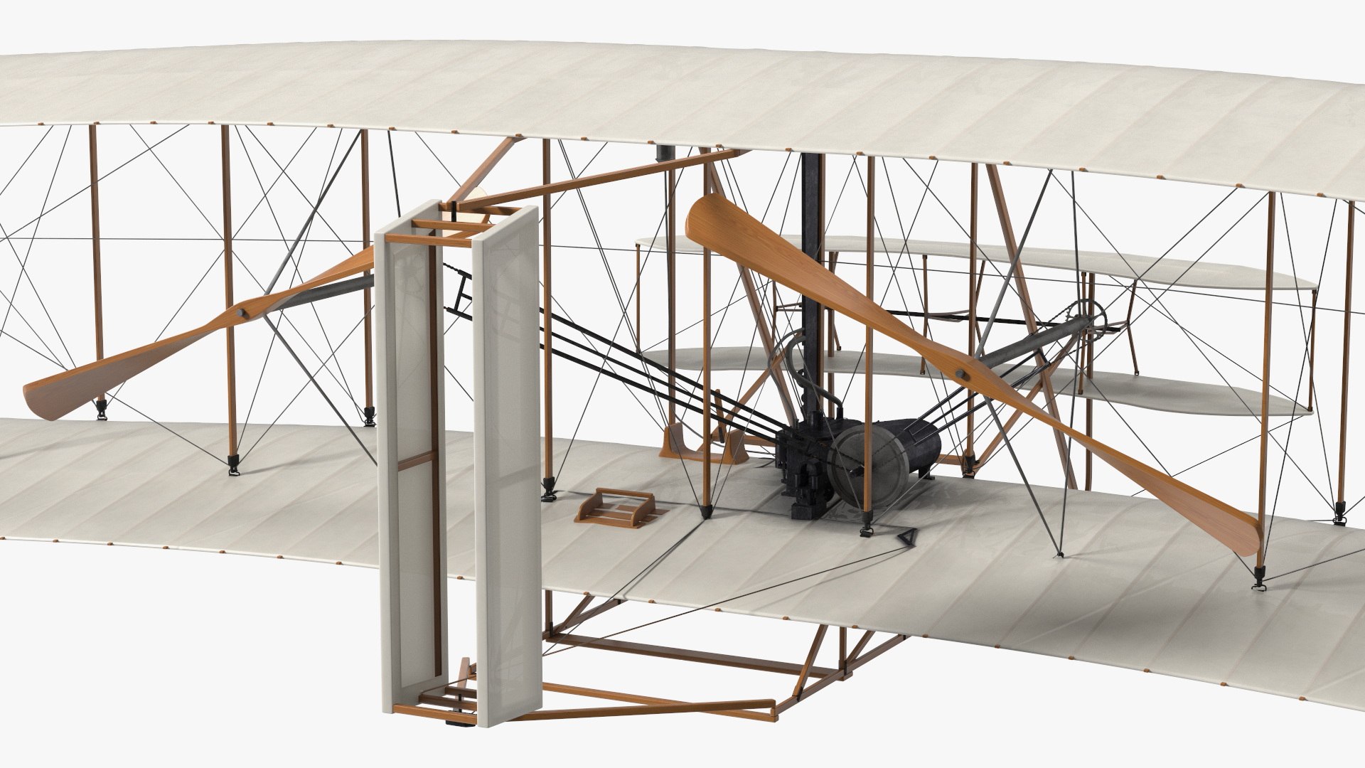 Wright Flyer Rigged 3D Model - TurboSquid 2151638
