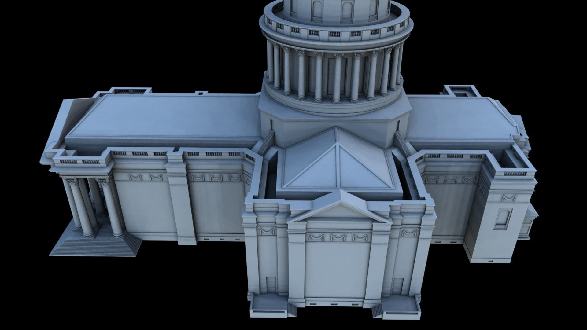 Panthéon Paris 3d Model
