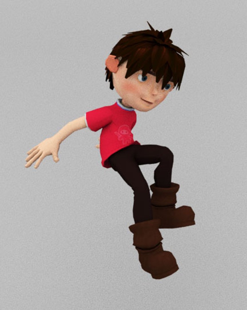 3D Loop Animation Boy Model - TurboSquid 1468912