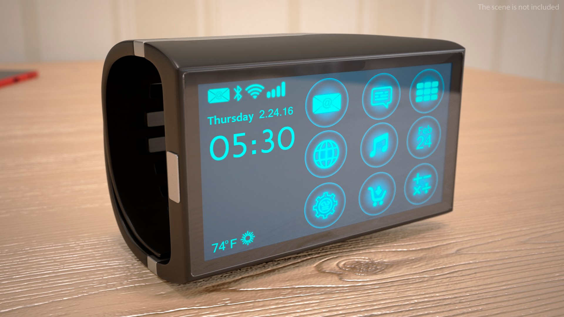 3D Wrist Communicator Black - TurboSquid 1896671