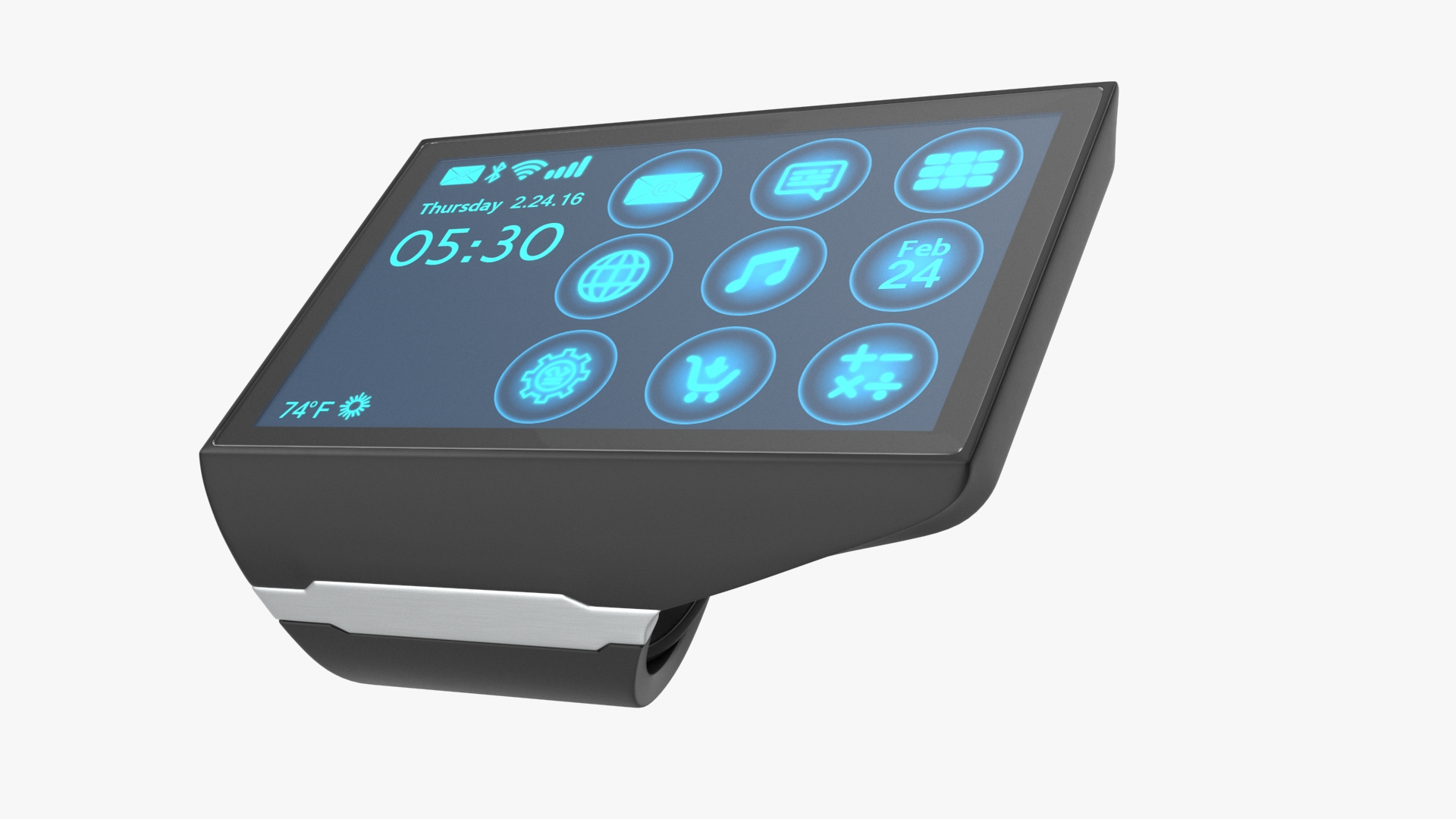 3D Wrist Communicator Black - TurboSquid 1896671