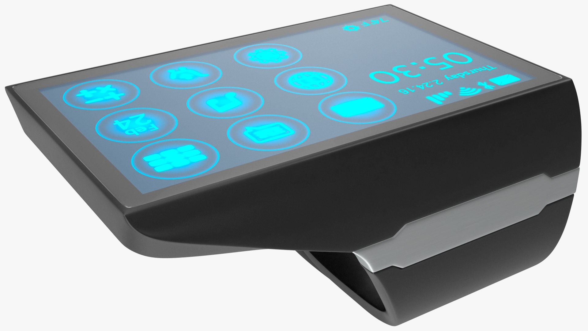 3D Wrist Communicator Black - TurboSquid 1896671