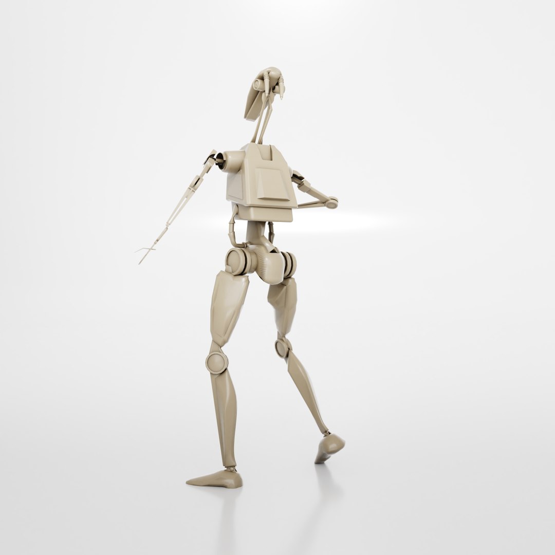 Battle Droid Model - TurboSquid 2088001