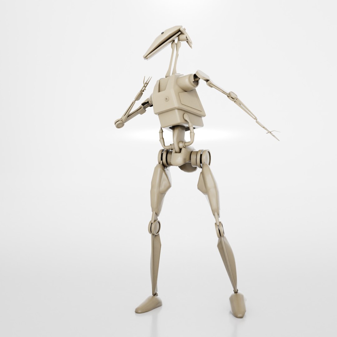 Battle Droid Model - TurboSquid 2088001