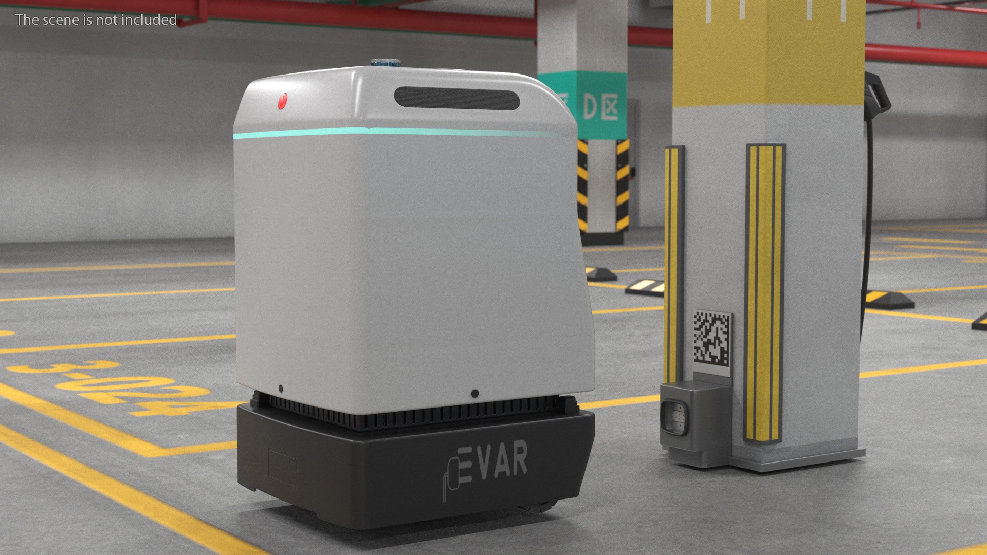 3D Model PARKY Autonomous EV Recharging Robot By EVAR - TurboSquid 2310139