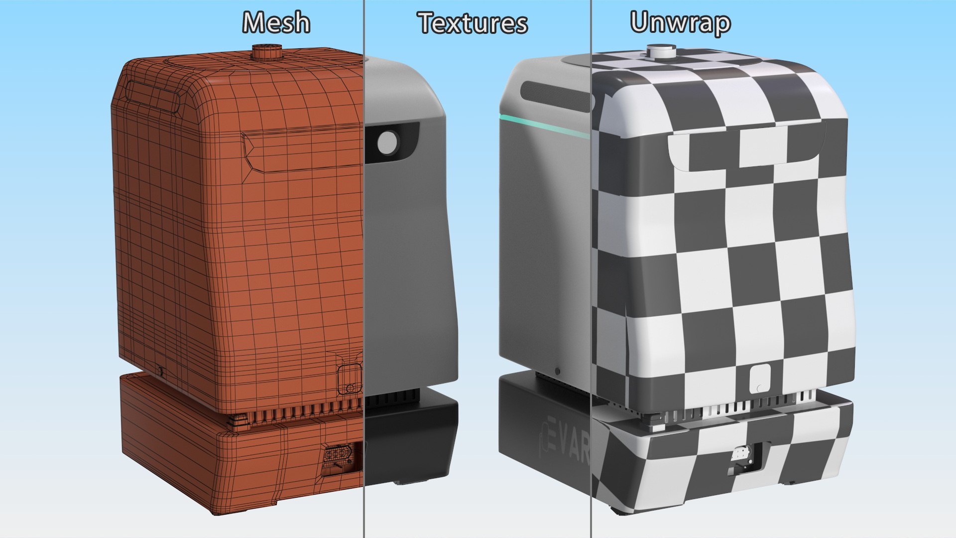 3D Model PARKY Autonomous EV Recharging Robot By EVAR - TurboSquid 2310139