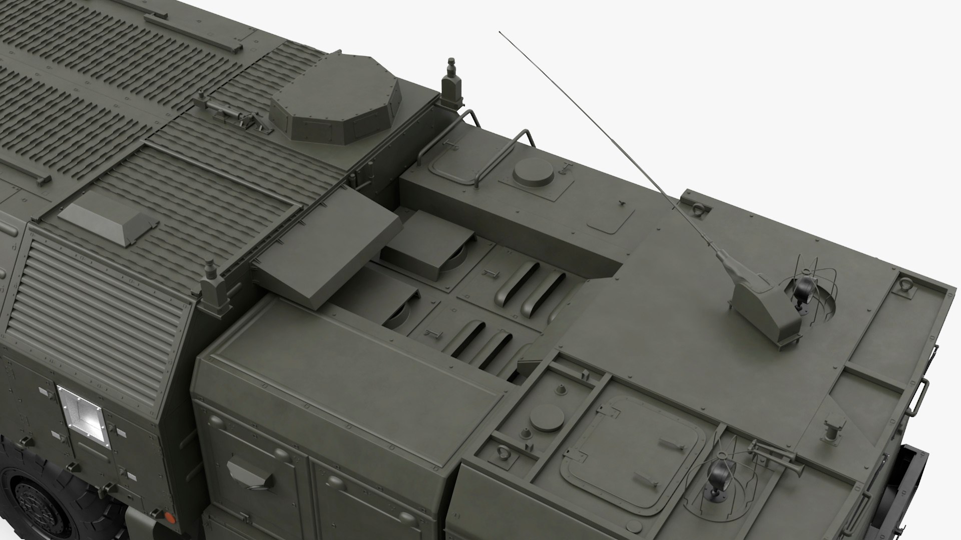 3D Tactical Missile System Iskander SS-26 Stone Model - TurboSquid 2287718