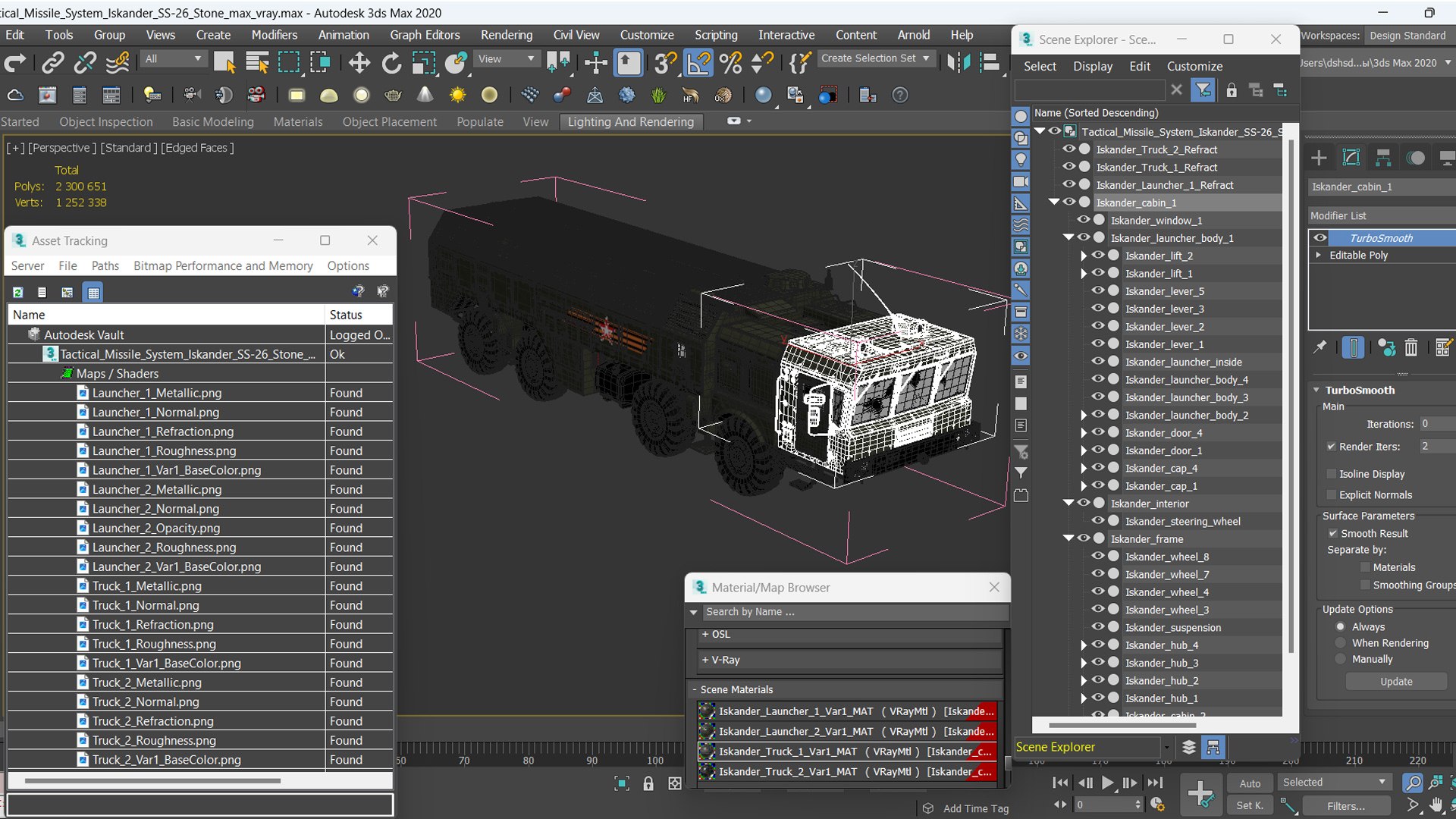 3D Tactical Missile System Iskander SS-26 Stone Model - TurboSquid 2287718