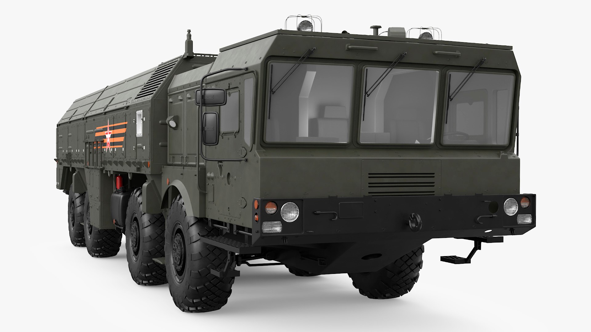 3D Tactical Missile System Iskander SS-26 Stone Model - TurboSquid 2287718