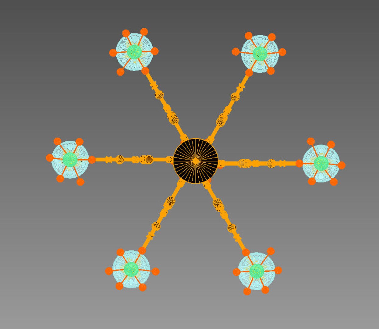 3d model remains - contessa chandelier