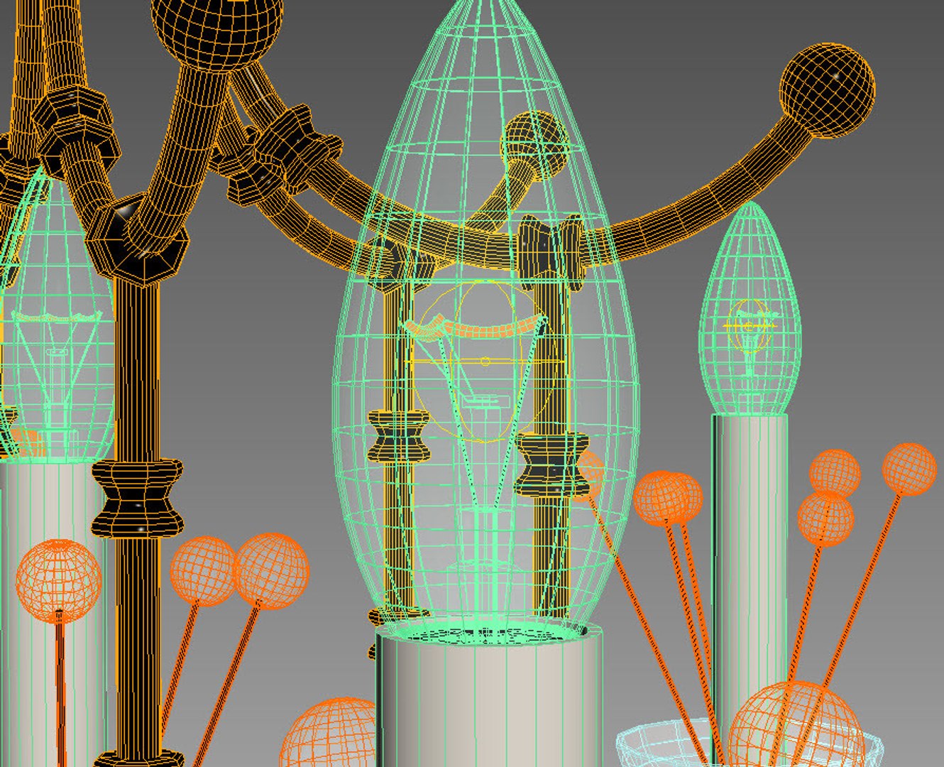 3d model remains - contessa chandelier