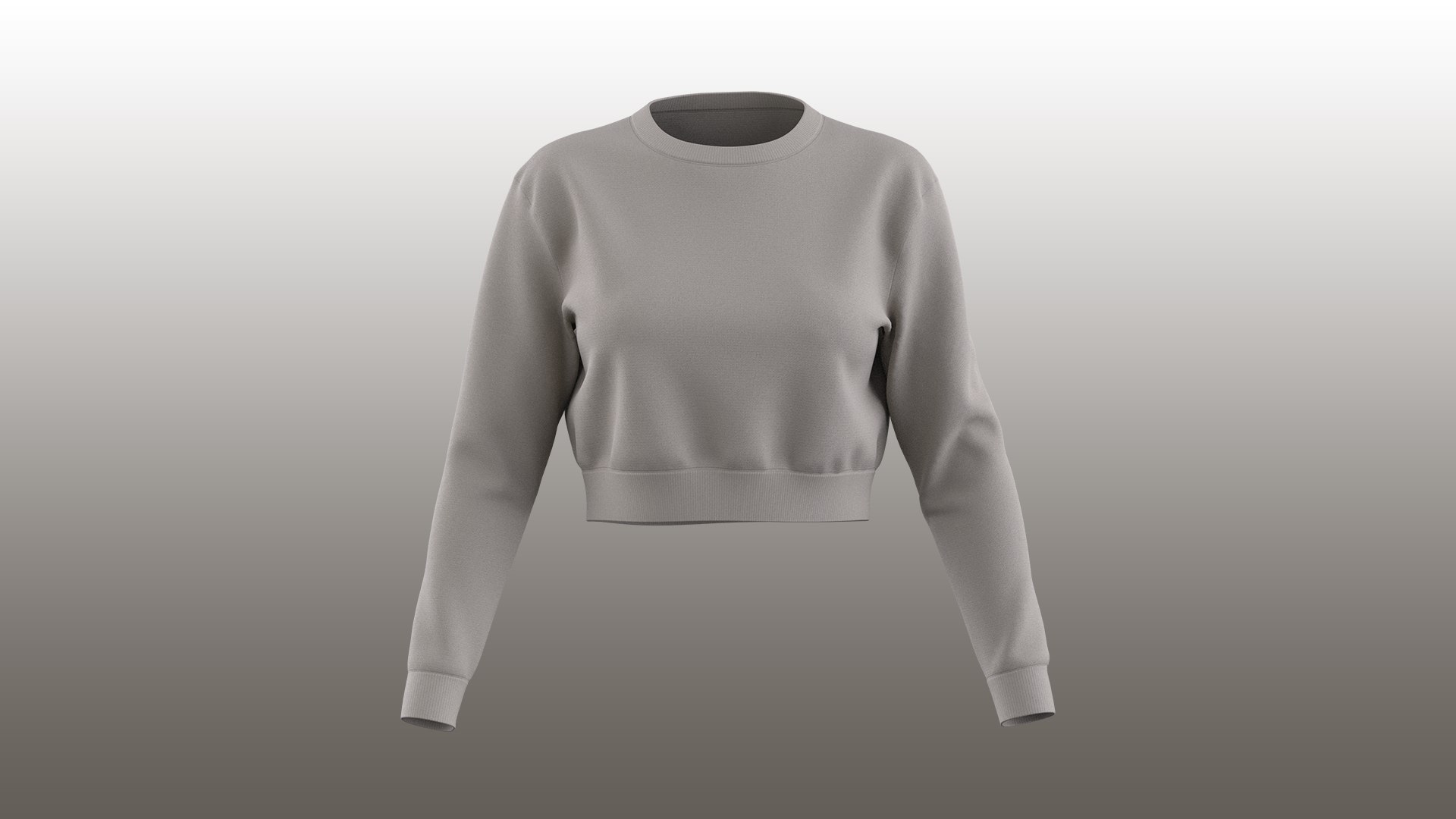 3D Crop Women Sweatshirts - TurboSquid 2126818