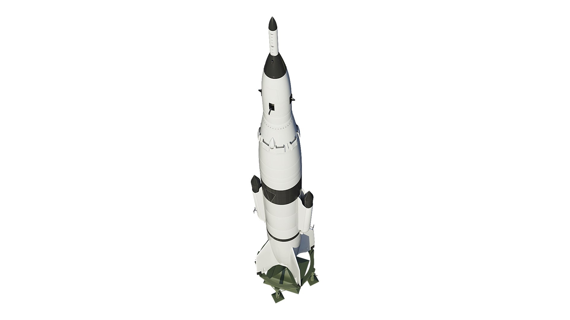 3D R-2A Scientifical Rocket - TurboSquid 1776965