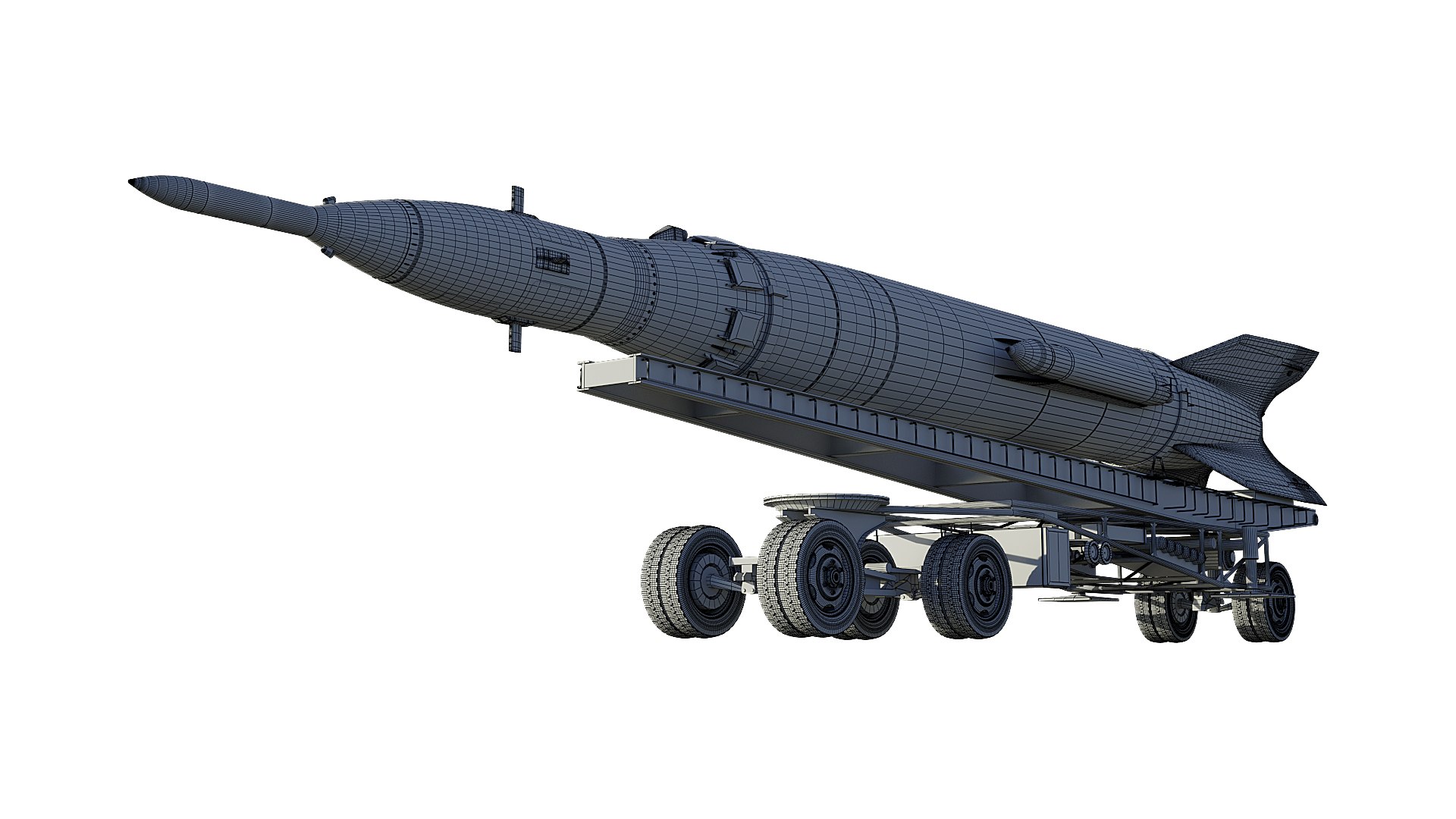 3D R-2A Scientifical Rocket - TurboSquid 1776965