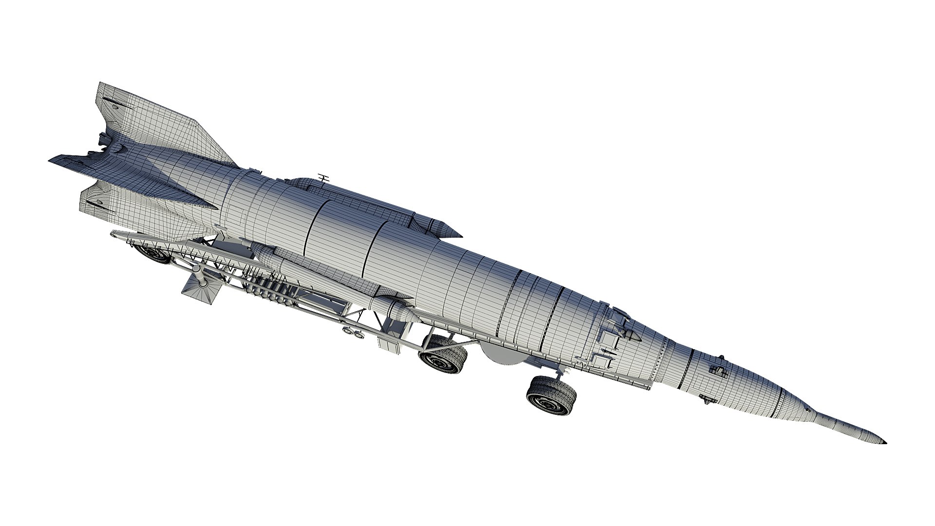 3D R-2A Scientifical Rocket - TurboSquid 1776965