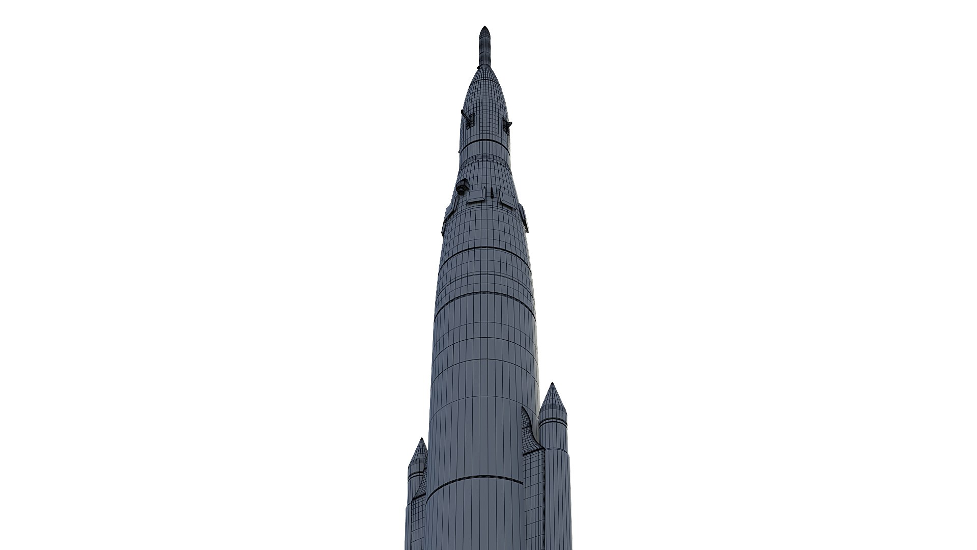 3D R-2A Scientifical Rocket - TurboSquid 1776965