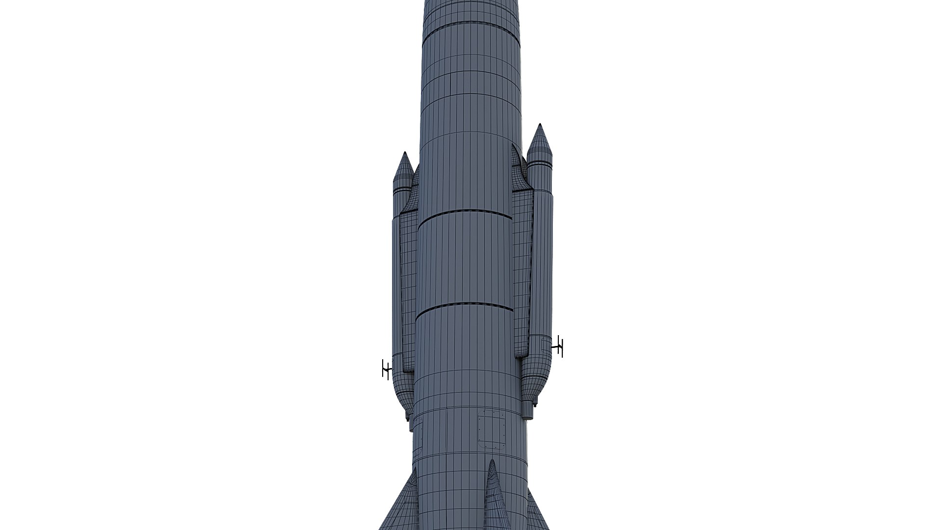 3D R-2A Scientifical Rocket - TurboSquid 1776965