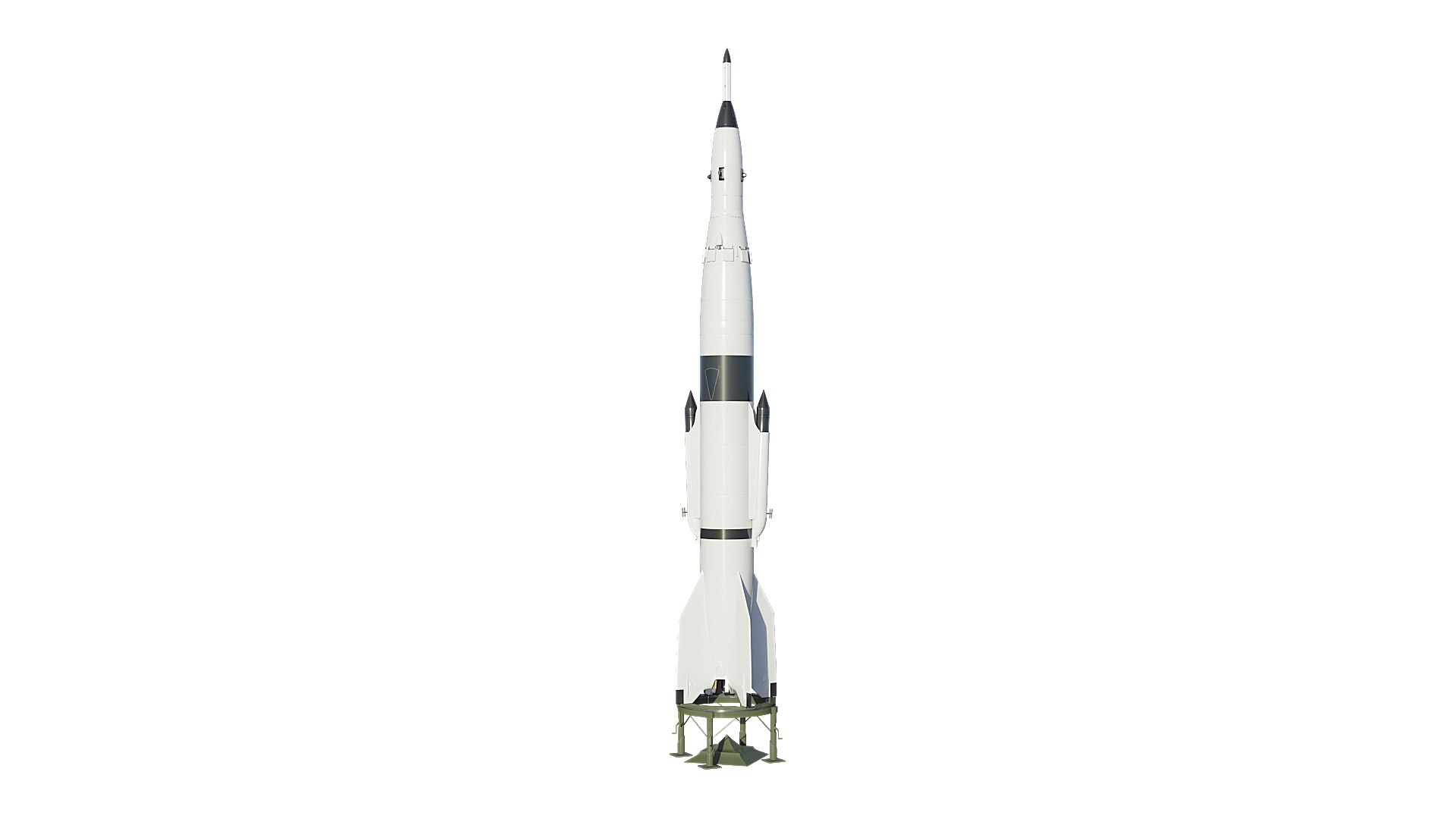 3D R-2A Scientifical Rocket - TurboSquid 1776965