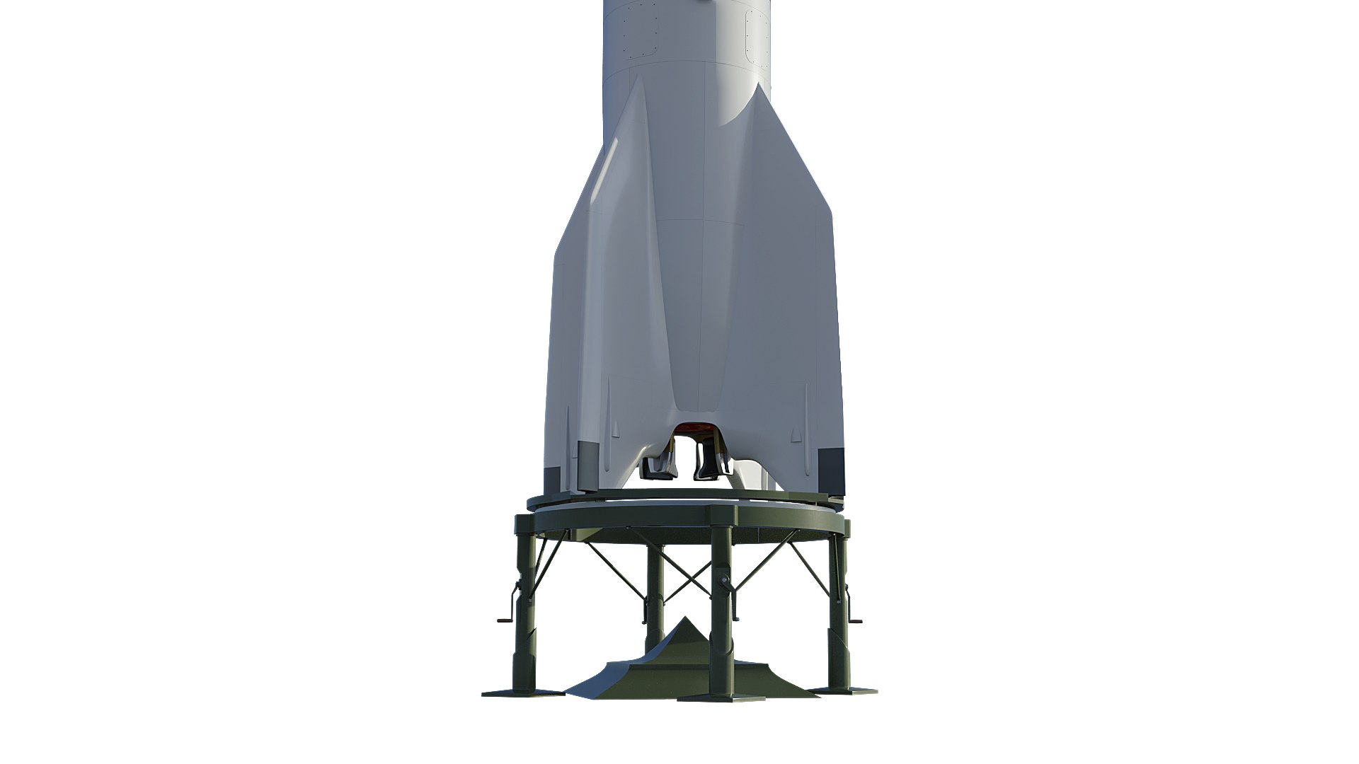 3D R-2A Scientifical Rocket - TurboSquid 1776965