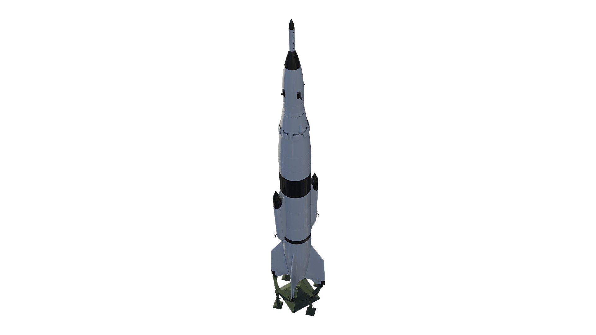 3D R-2A Scientifical Rocket - TurboSquid 1776965