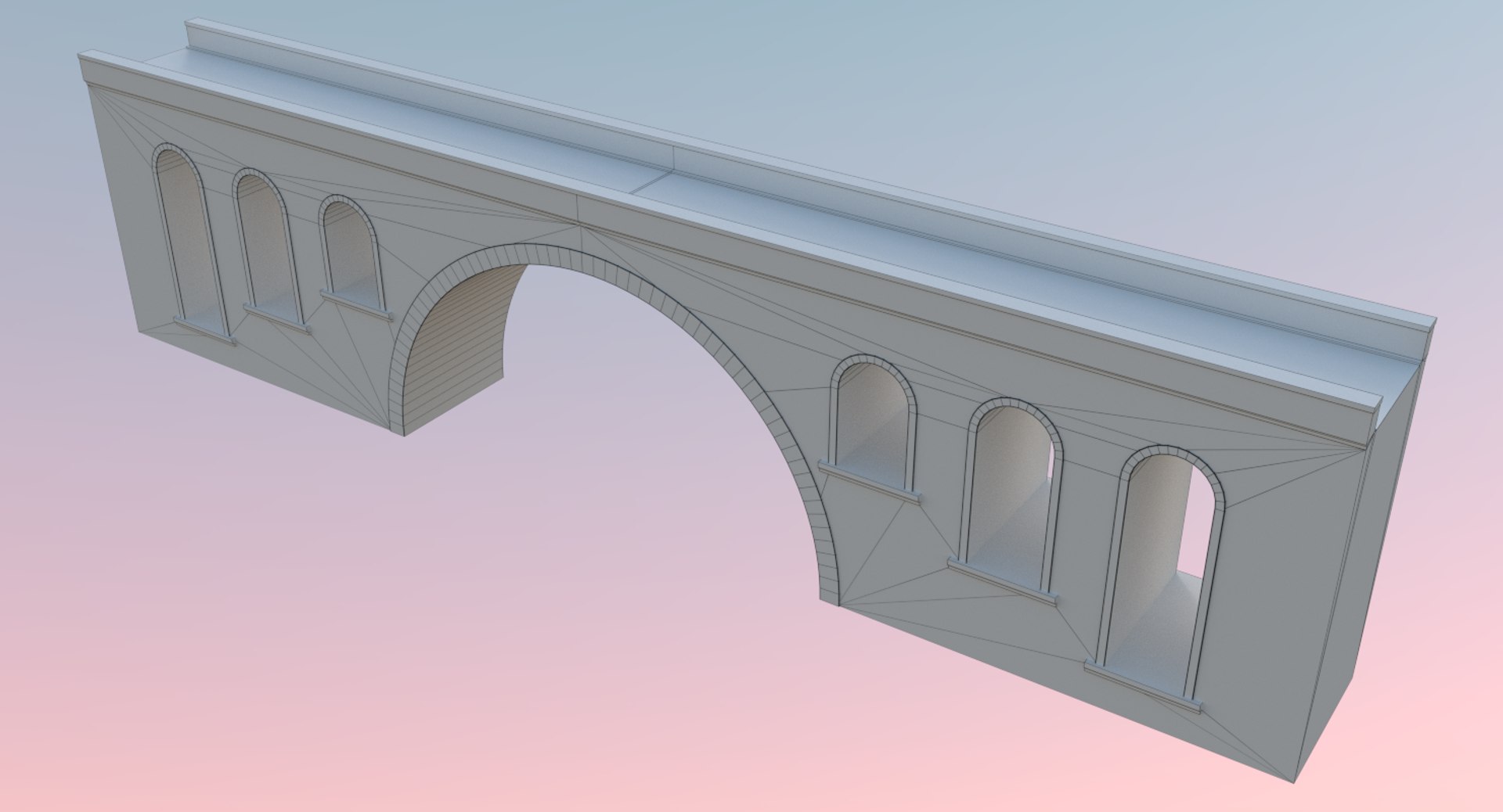 Stone Bridge Model - TurboSquid 1171725