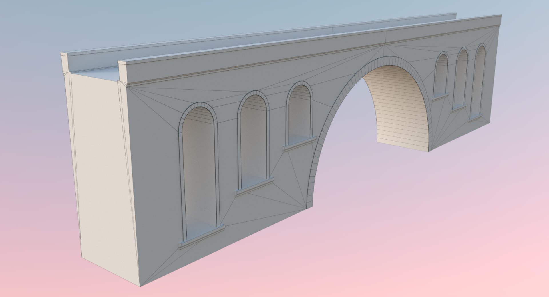 Stone Bridge Model - TurboSquid 1171725