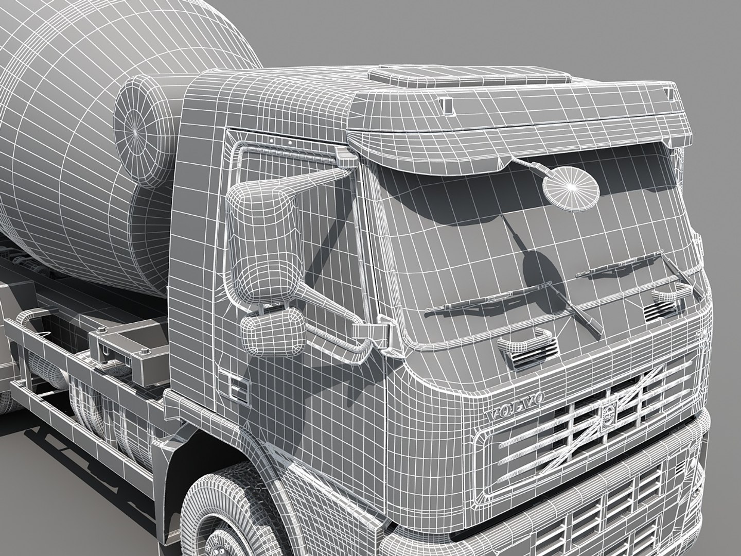 3D Cement Mixer Model - TurboSquid 1236161