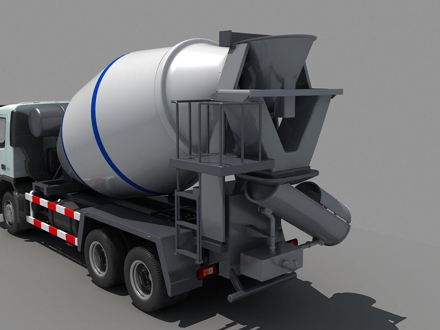 3D Cement Mixer Model - TurboSquid 1236161