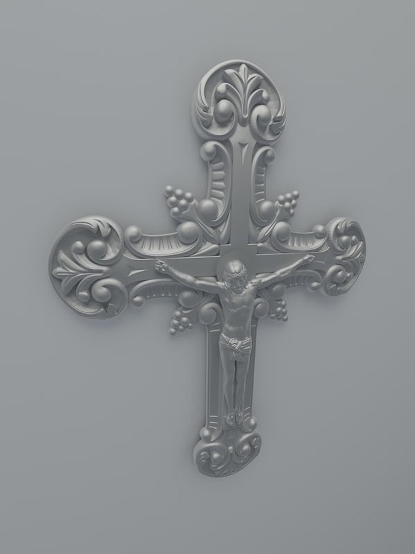 3d model jesus cross