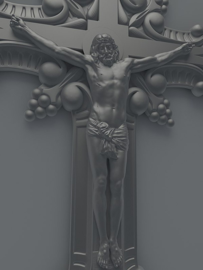 3d model jesus cross