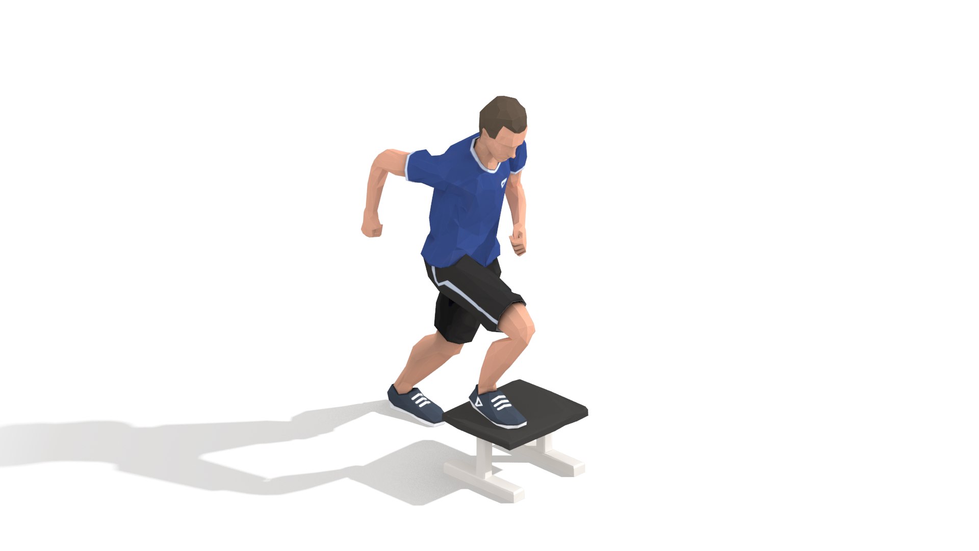 3D Exercise Man Model - TurboSquid 1706107