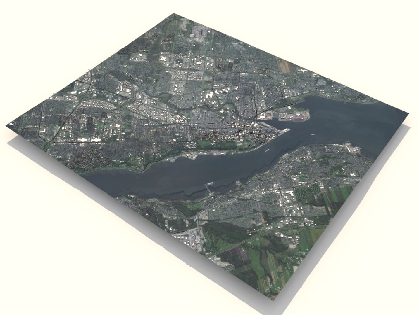 Cityscape Quebec Canada City 3D Model - TurboSquid 1657358