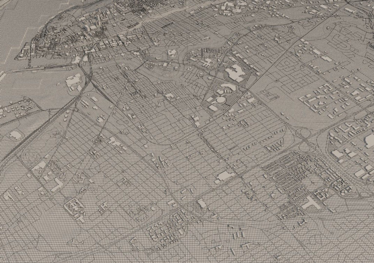 Cityscape Quebec Canada City 3D Model - TurboSquid 1657358